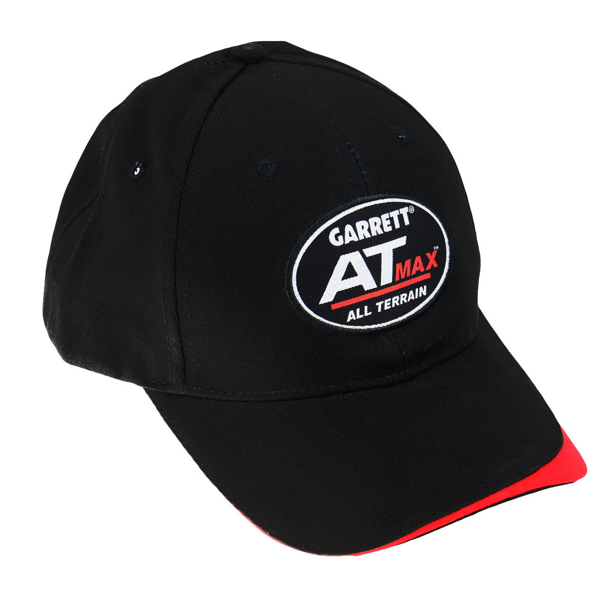 Garrett AT MAX Black Baseball Cap One Size Fits All with Fastener Stra ...